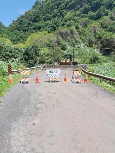 Work to stabilize East Maui cliffside ‘will take weeks,’ county says ...
